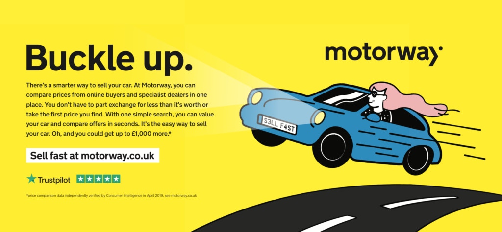 Motorway Adverts Hit the London Underground | Motorway