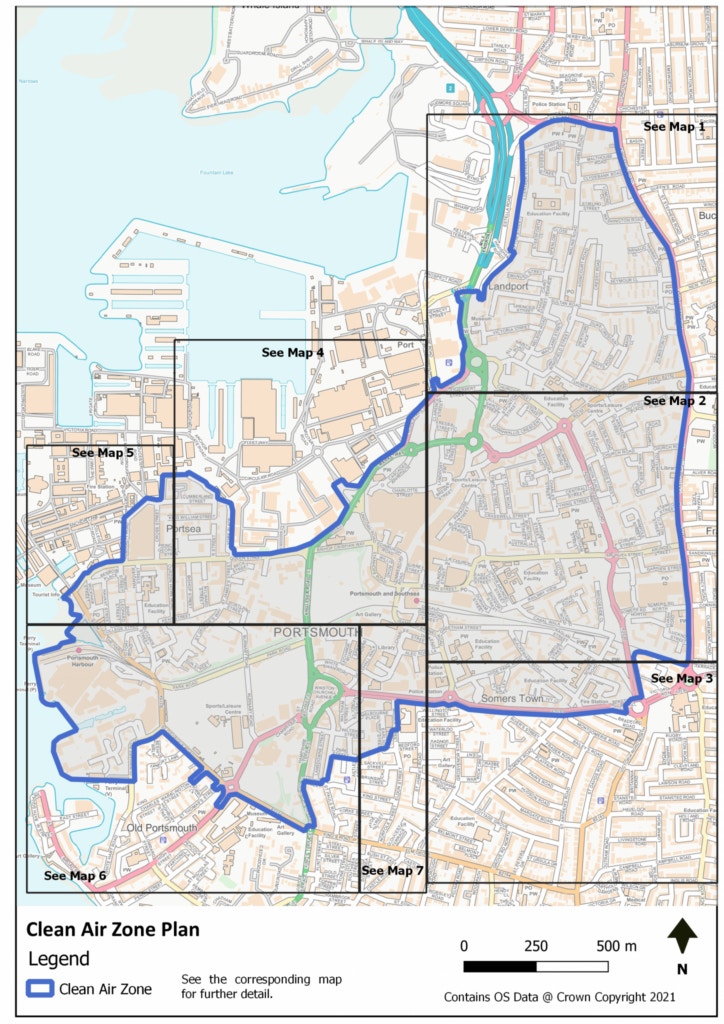 Portsmouth's Clean Air Zone (CAZ) -2024 Update | Motorway